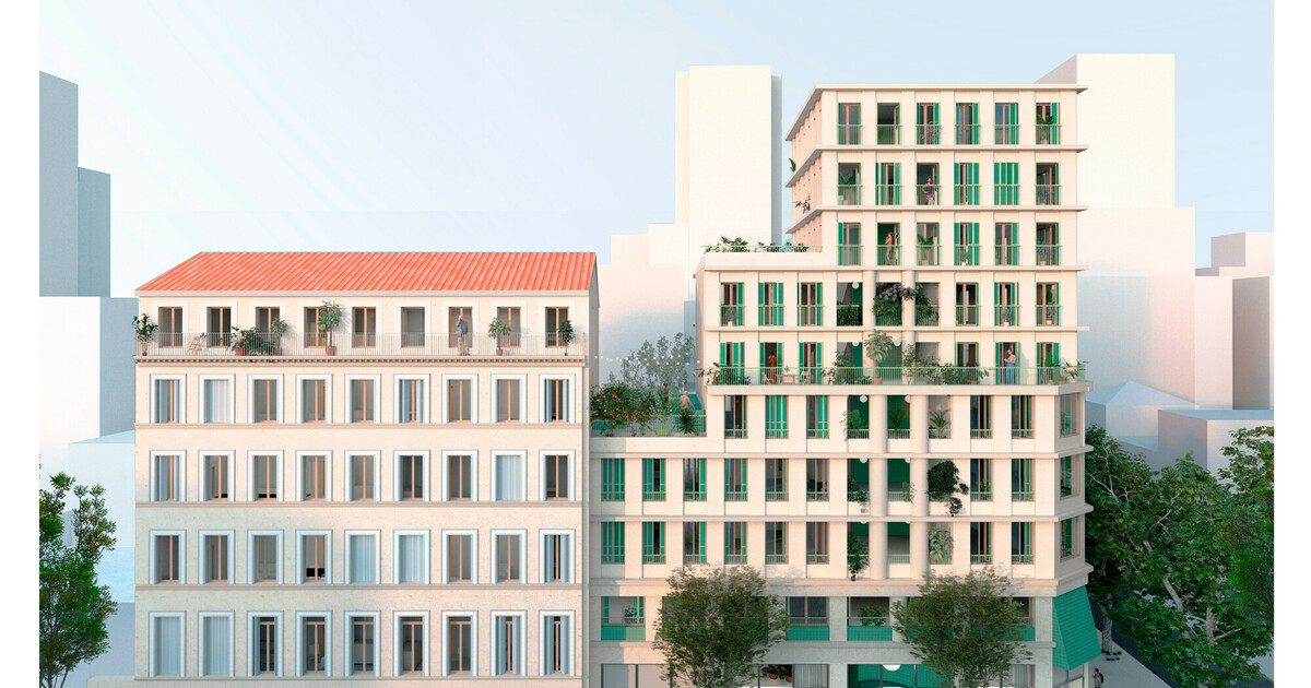 concorde architectes-urbanistes — marseille, i3a-ilot -3 euromed