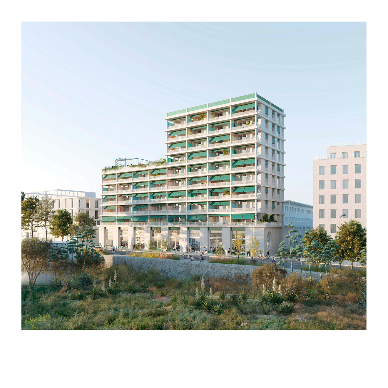 concorde architectes-urbanistes — marseille, cazemajou, logements et ...